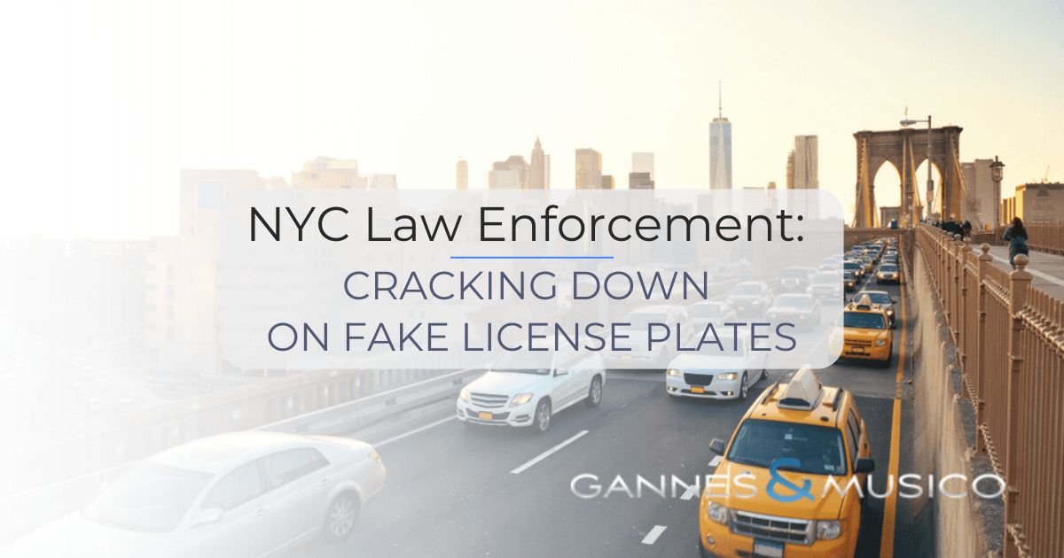 NYC Law Enforcement Vow to Crackdown on Fake License Plates